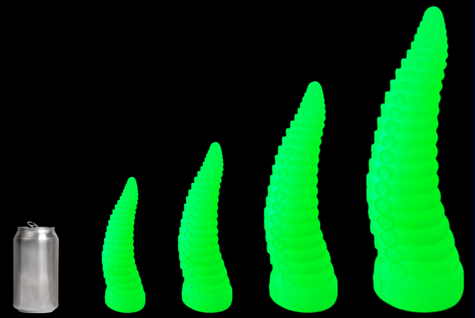 ORIGINAL TENTACLE Platinum Silicone Dildo