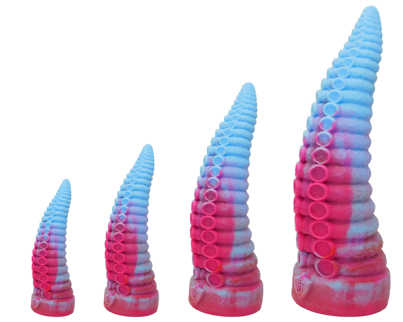 ORIGINAL TENTACLE Platinum Silicone Dildo