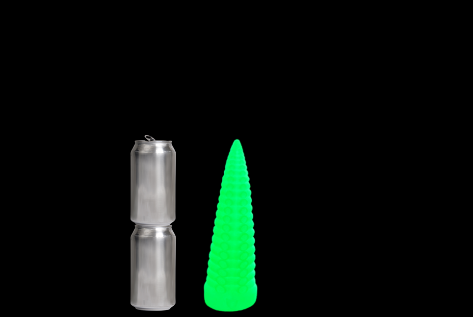 ORIGINAL TENTACLE Platinum Silicone Dildo